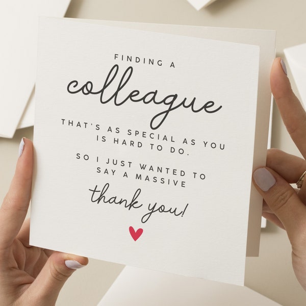 Colleague Thank You - Etsy
