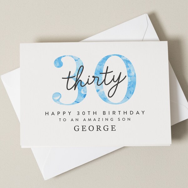 30th Birthday Card Nephew - Etsy 30th Birthday Card Nephew - Etsy