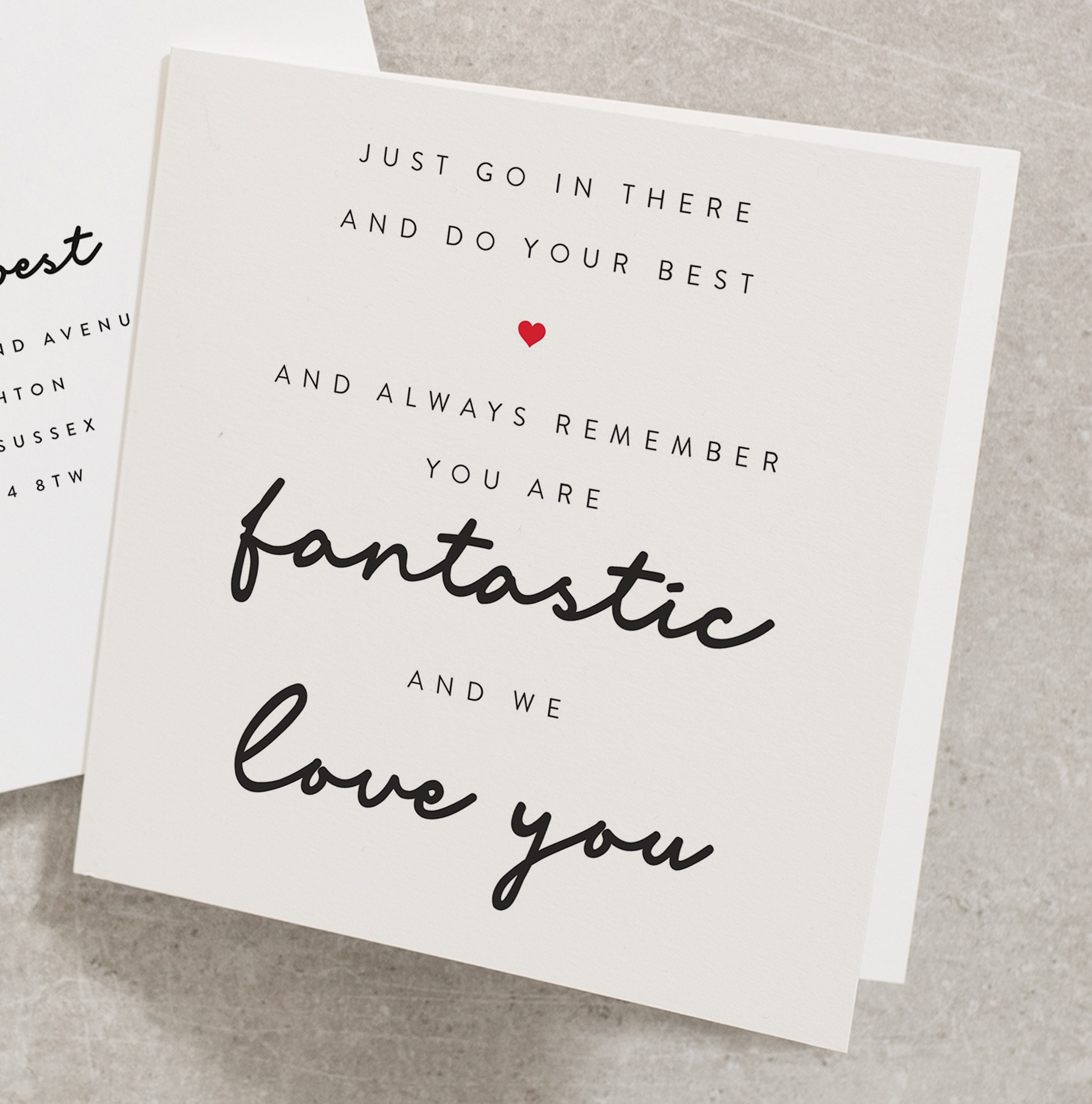 Best of Luck on Your Interview Card, Do the Best You Can Do Card ...