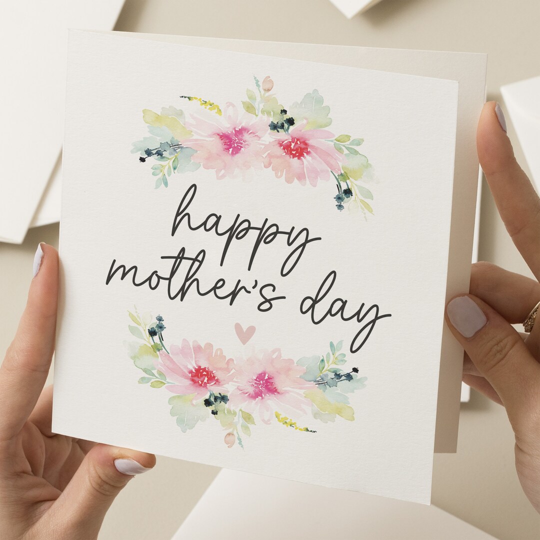 Mothers Day Card, Happy Mothers Day, Card for Mothers Day, Mothers Day ...