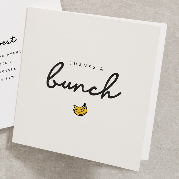 Thanks a Bunch - Etsy