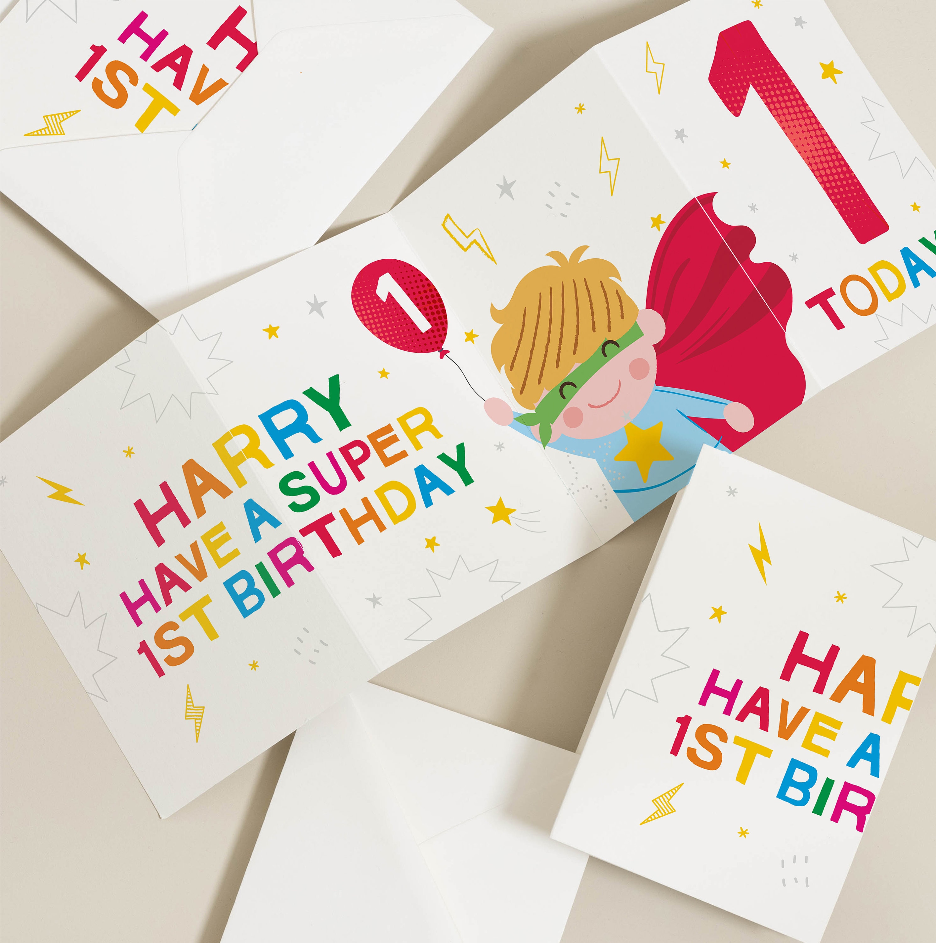 Superhero Birthday Card Happy Birthday Card for Superhero - Etsy