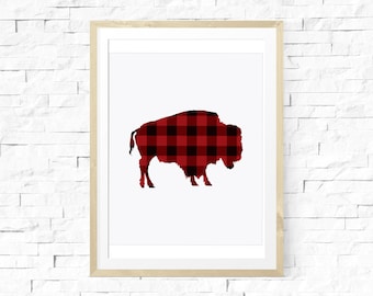 Buffalo plaid print | Etsy