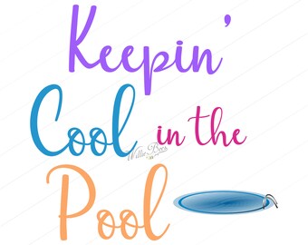 Pool svg | Etsy