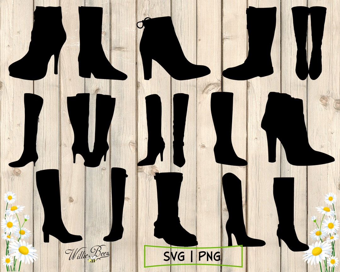 Boots SVG, Ladies Boot, Boot Clip Art, Dress Boot, Ladies Boot SVG ...