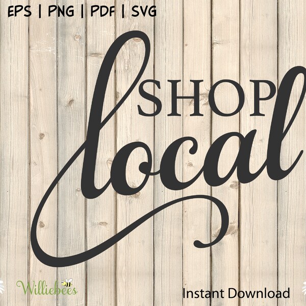 Shop Local Sign - Etsy