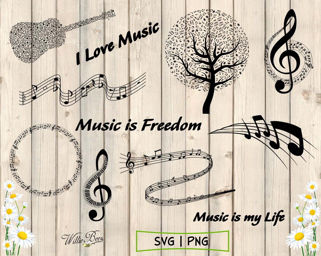 Music Images SVG, Musical Notes SVG, Music Symbol, Music PNG, Musical ...