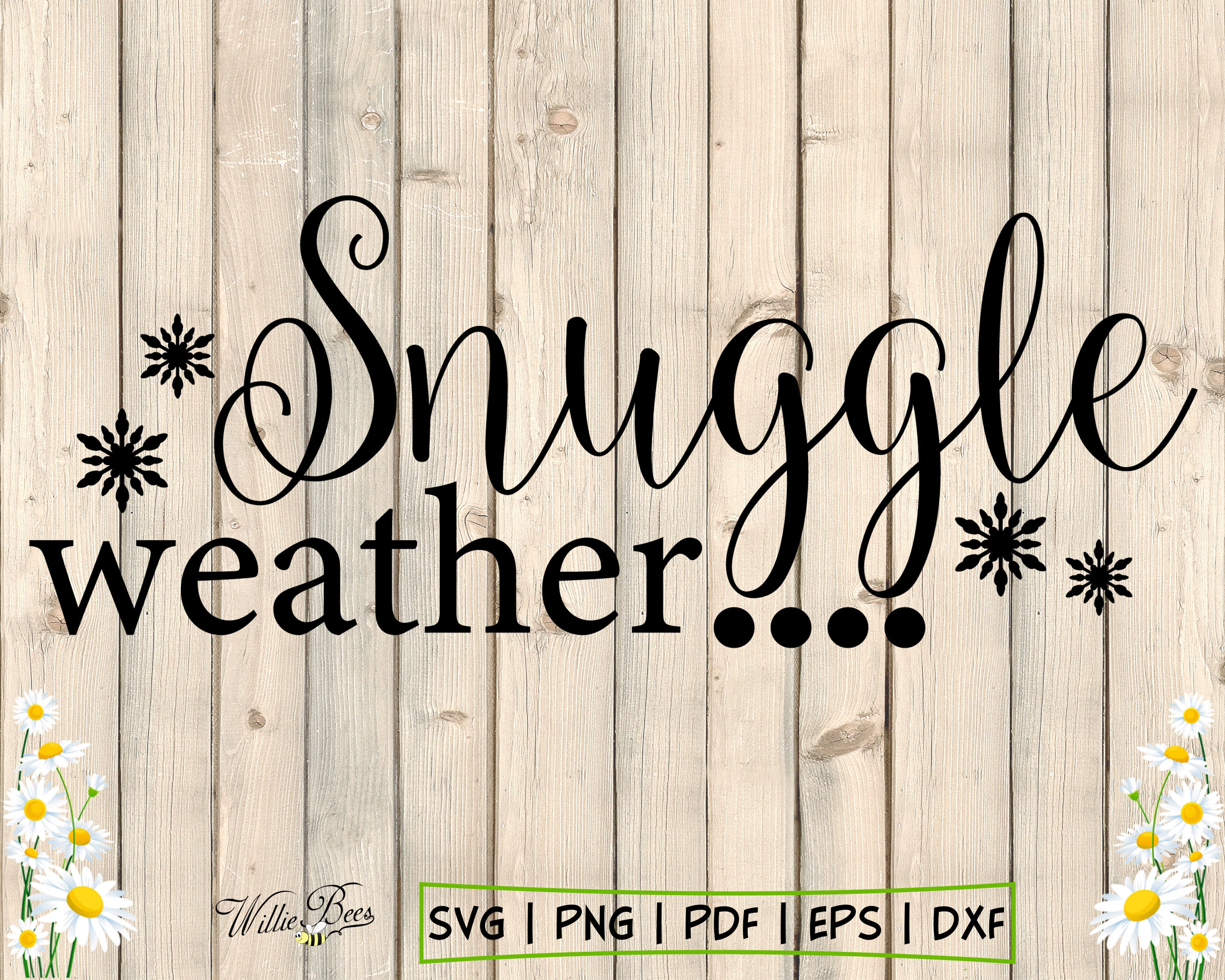 Snuggle Weather SVG Winter Season SVG Fall Weather Cold | Etsy Canada