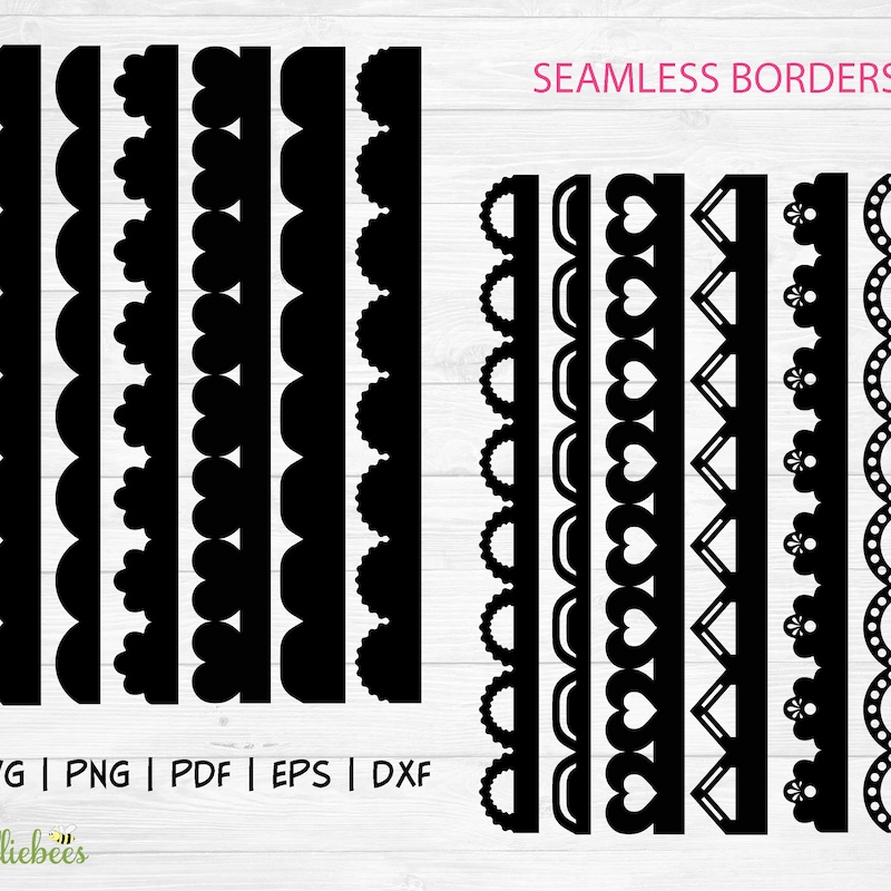 Scallop Trim Svg - Etsy