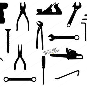 Handyman Tools SVG Hardware Clipart Electric Drill Saw SVG - Etsy