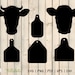 Ear Tag and Cow Head SVG Bull Head SVG Vector Tag Cow Farm - Etsy Canada