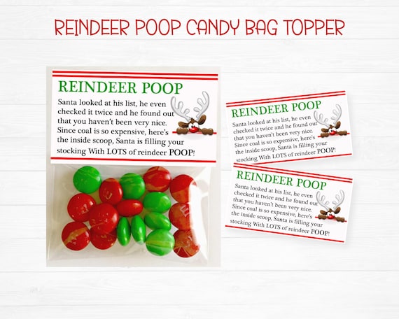Bag Reindeer Poop Candy