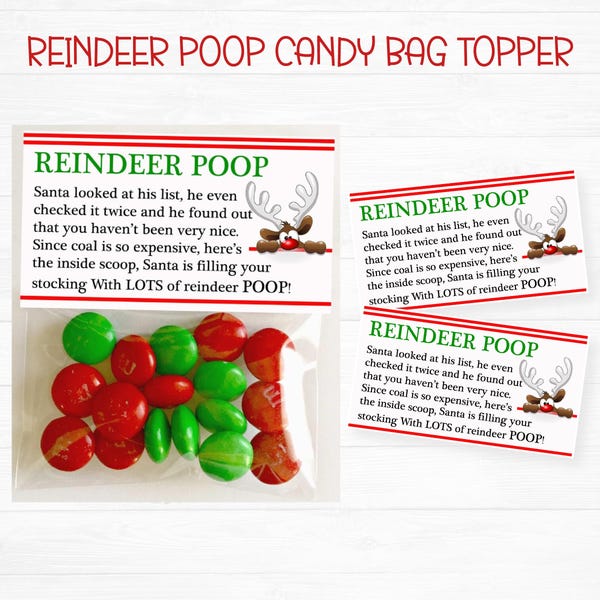 Reindeer Poop - Etsy