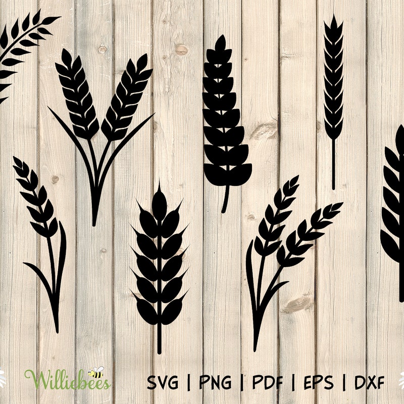 Wheat Svg - Etsy
