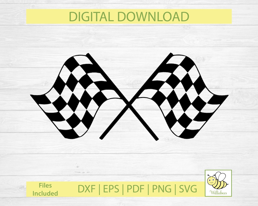 Racing Flag SVG, Race Car Flag SVG, Checkered Flag SVG, Racing Flag ...