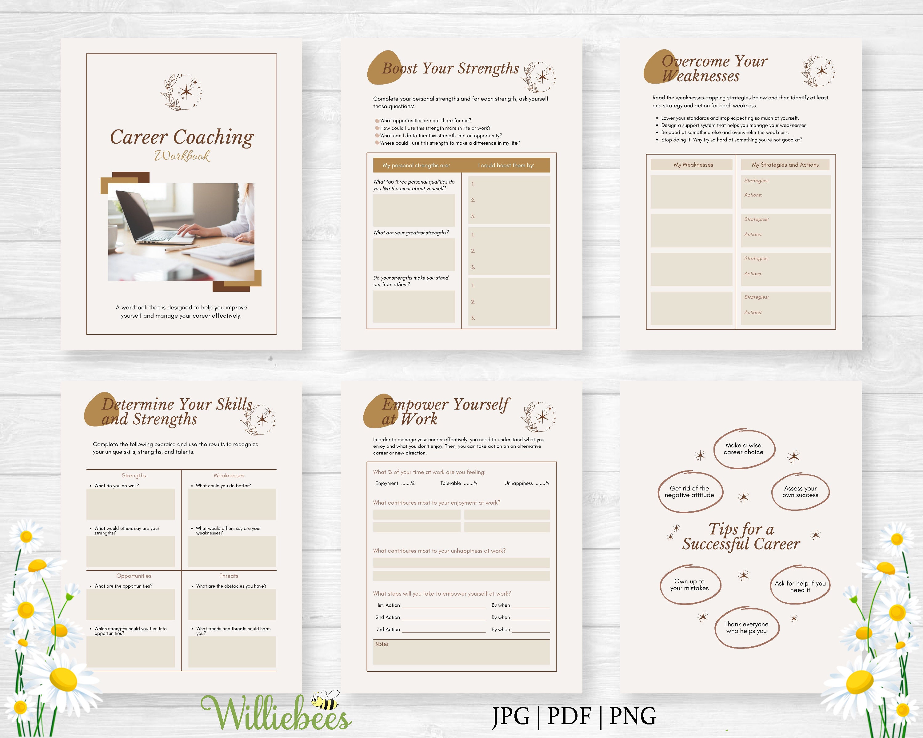 Career Coaching Workbook Tips for Success Printable Guide - Etsy