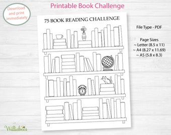 Books I've Read Bookshelf Graphic Organizer Printable Digital Download ...