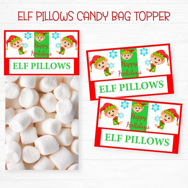 Candy Bag Toppers - Etsy