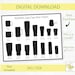 Tumbler Cup Size Clipart CHART, Tumbler List, Cup Sizes, Wine Tumbler ...