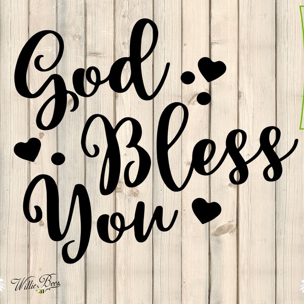 God Bless You - Etsy