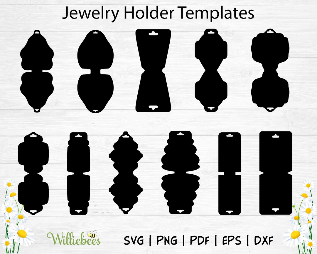 Jewelry Display Template SVG, Necklace Holder Template, Jewelry ...