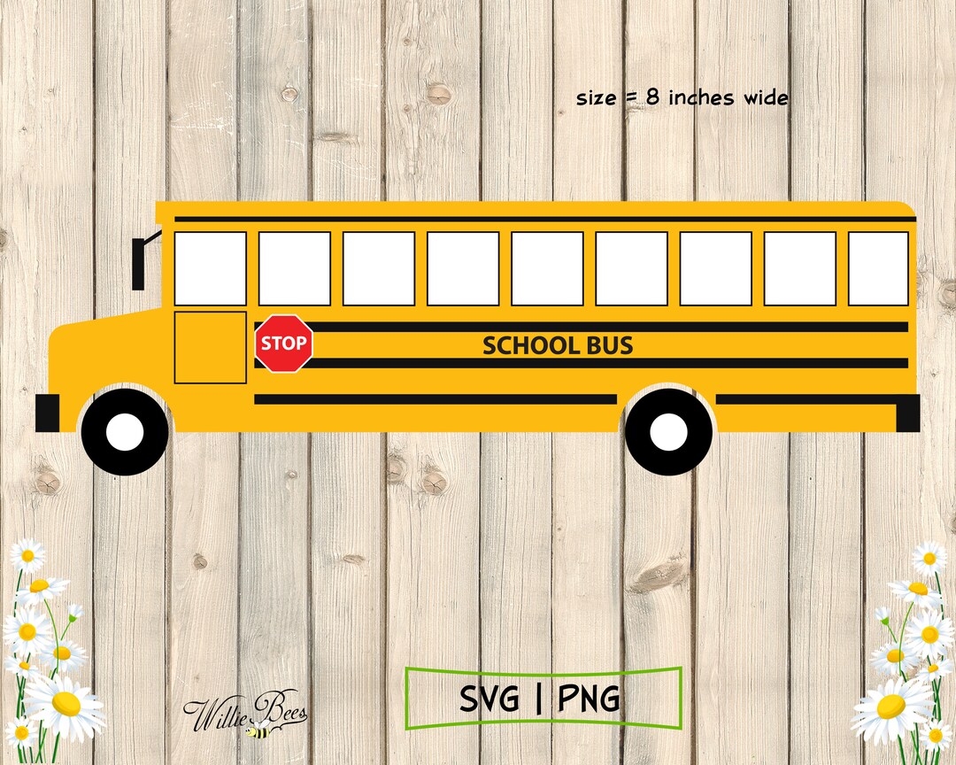 Yellow School Bus SVG, Big Yellow Bus, School Bus Clipart, Kid Shirt ...