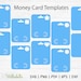 Money Holder Card SVG, Money Card Template, Dollar Bills, Bill Holder ...