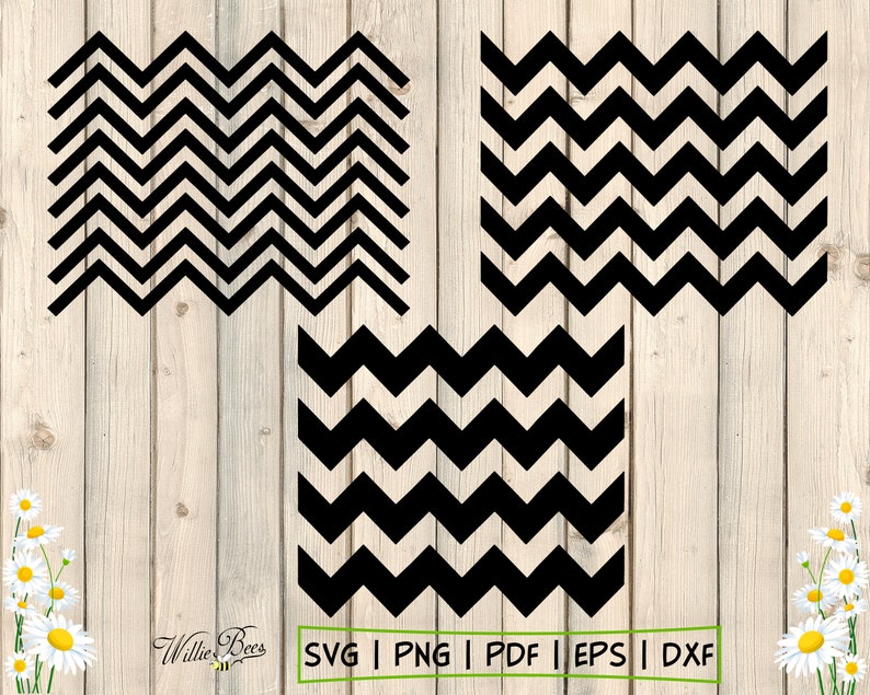 Chevron SVG Chevron Silhouette Clipart Chevron Cut File Zig | Etsy