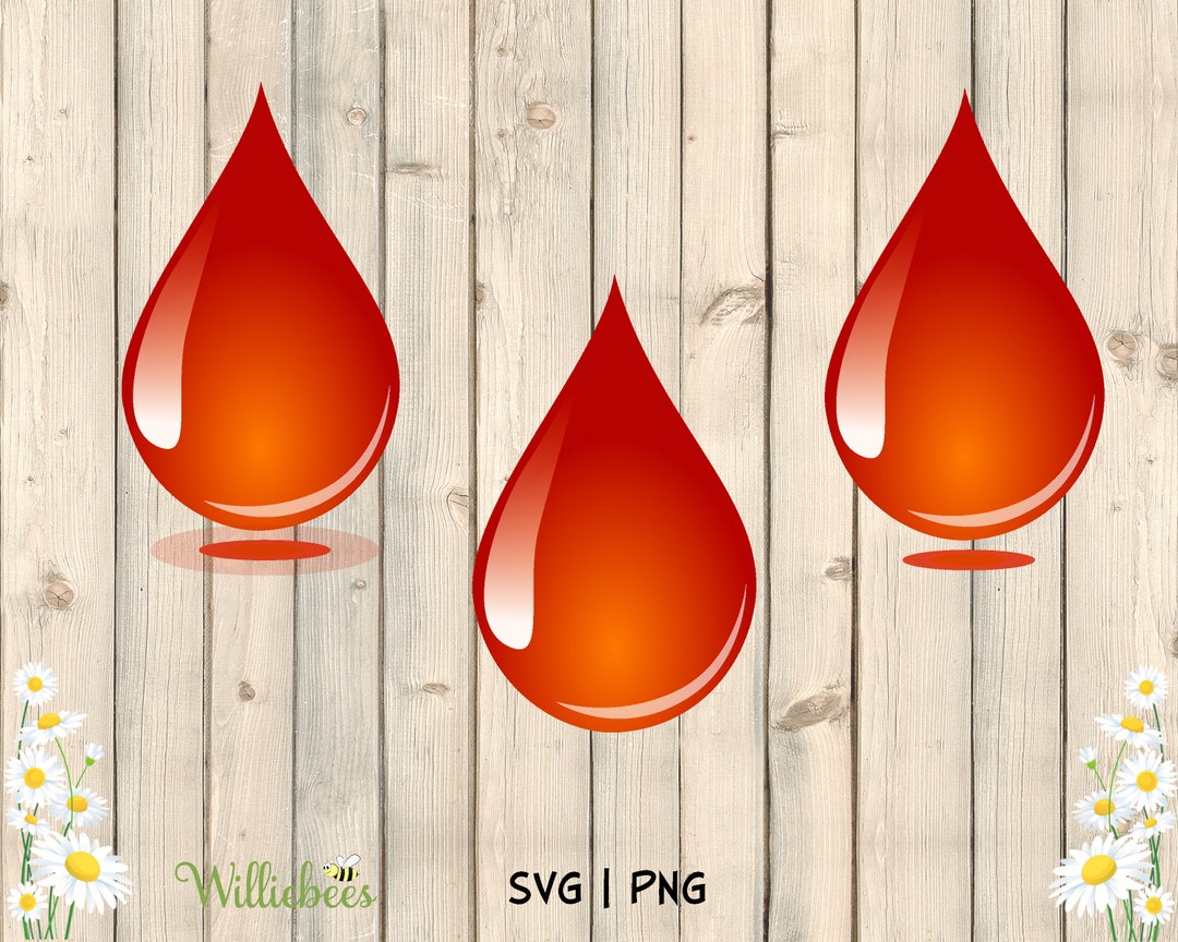 Blood Drops SVG, Red Blood, Dripping Blood, Blood Splash Vector, Craft ...