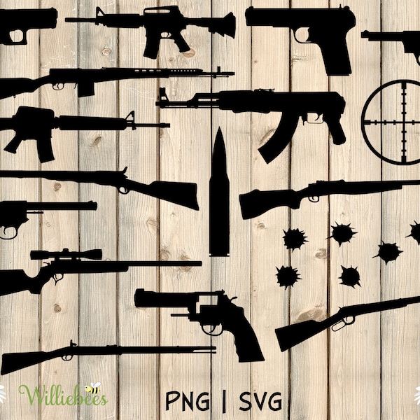 Firearms Svg - Etsy