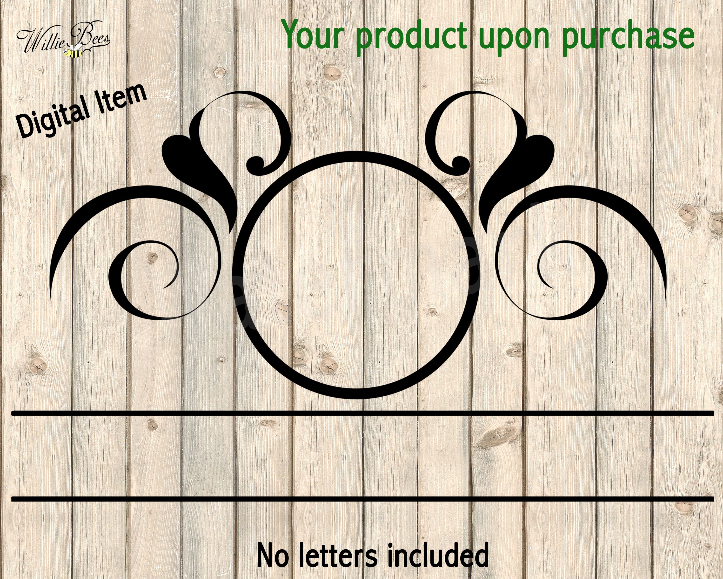 Custom Family Name Sign SVG Personalized Monogram Name - Etsy Canada