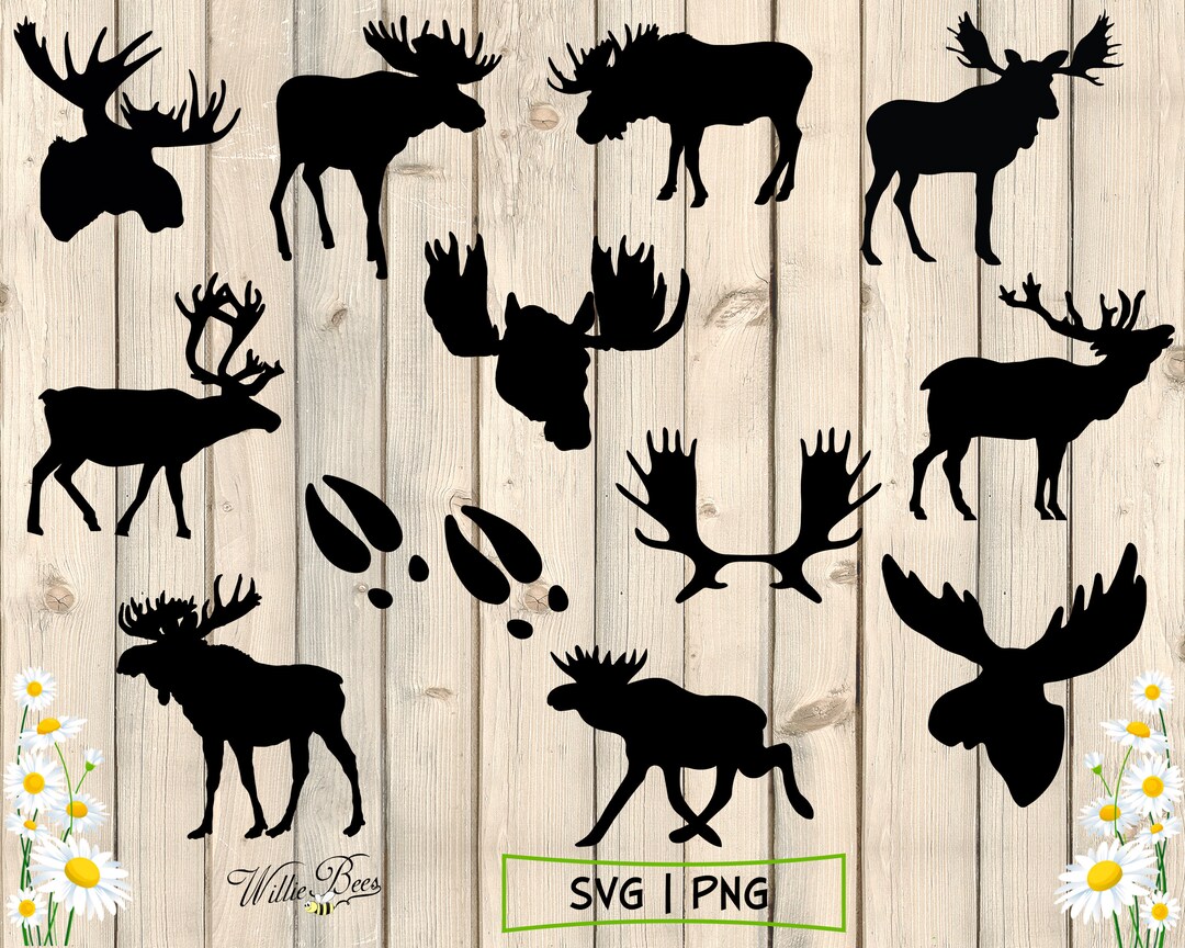 Moose SVG, Moose Clipart, Gone Hunting, Moose Image SVG, Moose Hunting ...