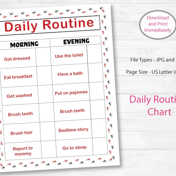 Child Checklist - Etsy