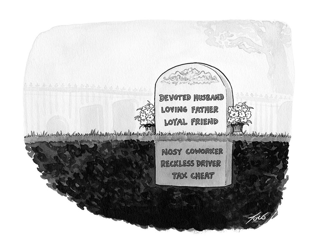 Signed Giclee Print of My Cartoon "devoted Husband, Loving Father ...