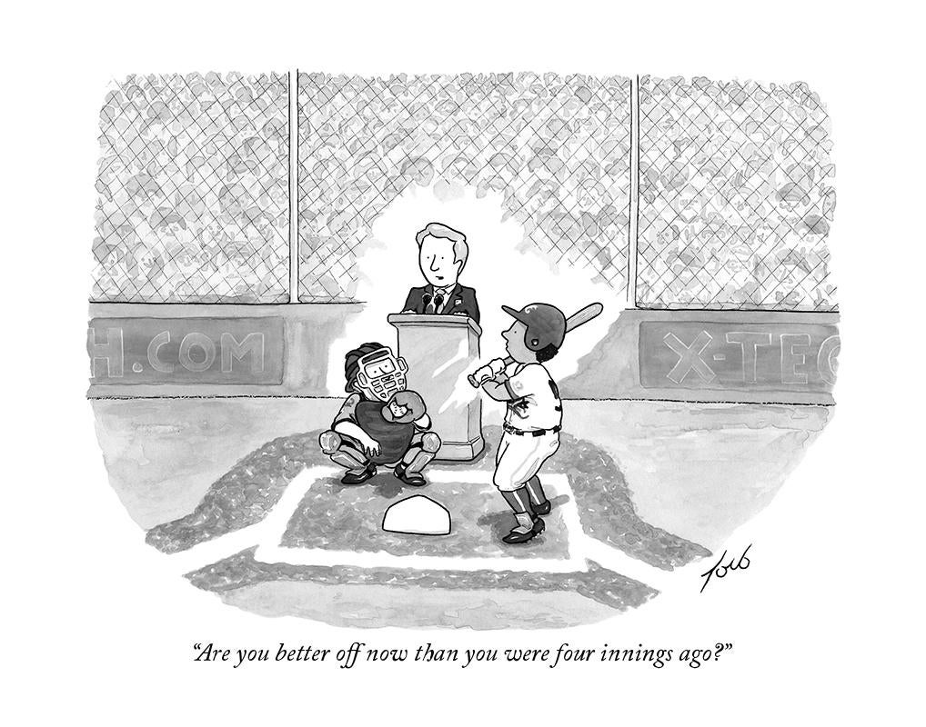 Signed Print of My New Yorker Cartoon "are You Better off Now" - Etsy