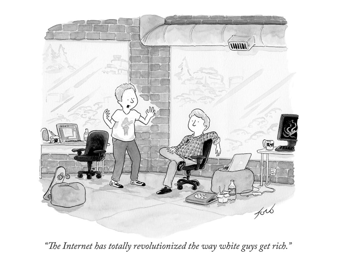 Signed Print of My Cartoon "the Internet Has Totally Revolutionized" - Etsy