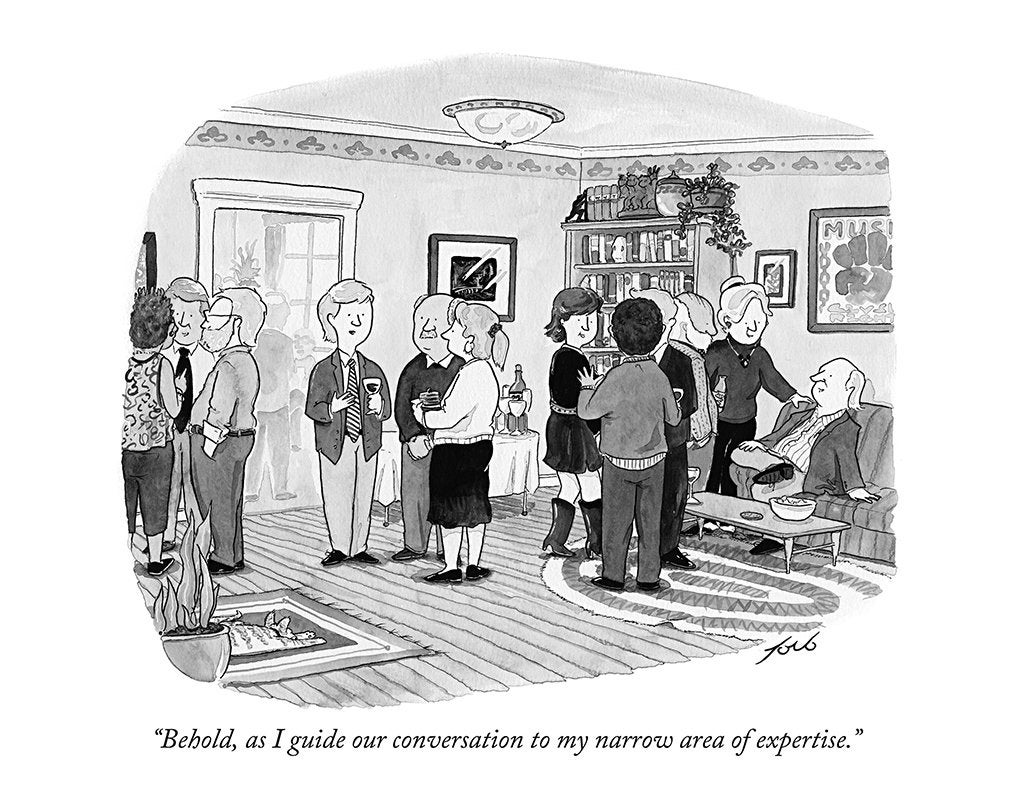 Signed Print of My New Yorker Cartoon behold as I Guide - Etsy Canada
