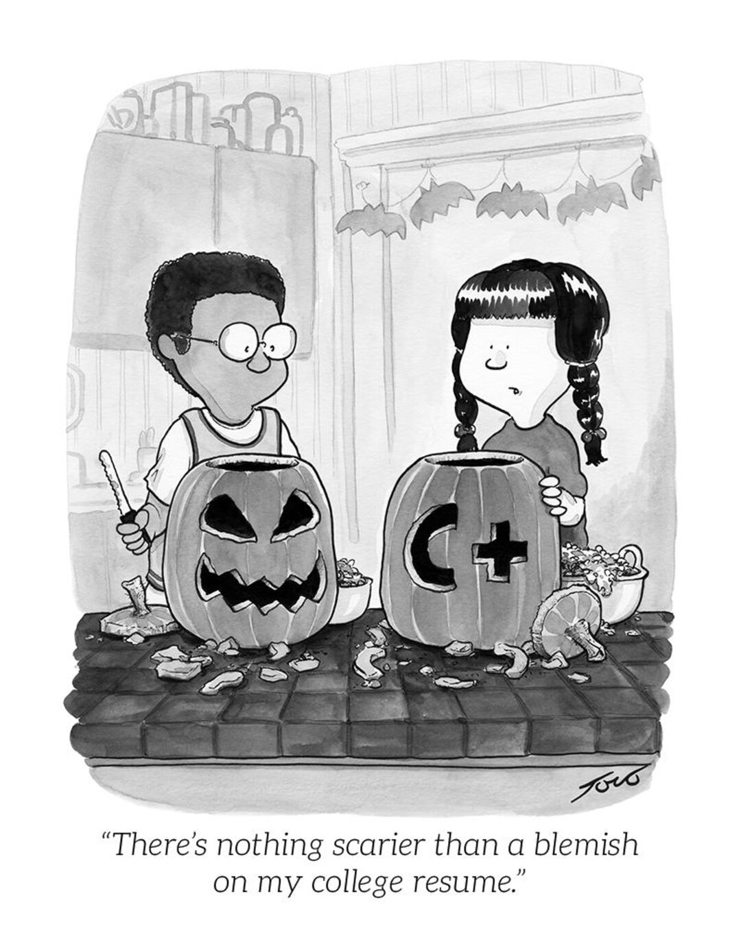 Signed Giclee Print of My Cartoon "a Blemish on My College Resume" - Etsy