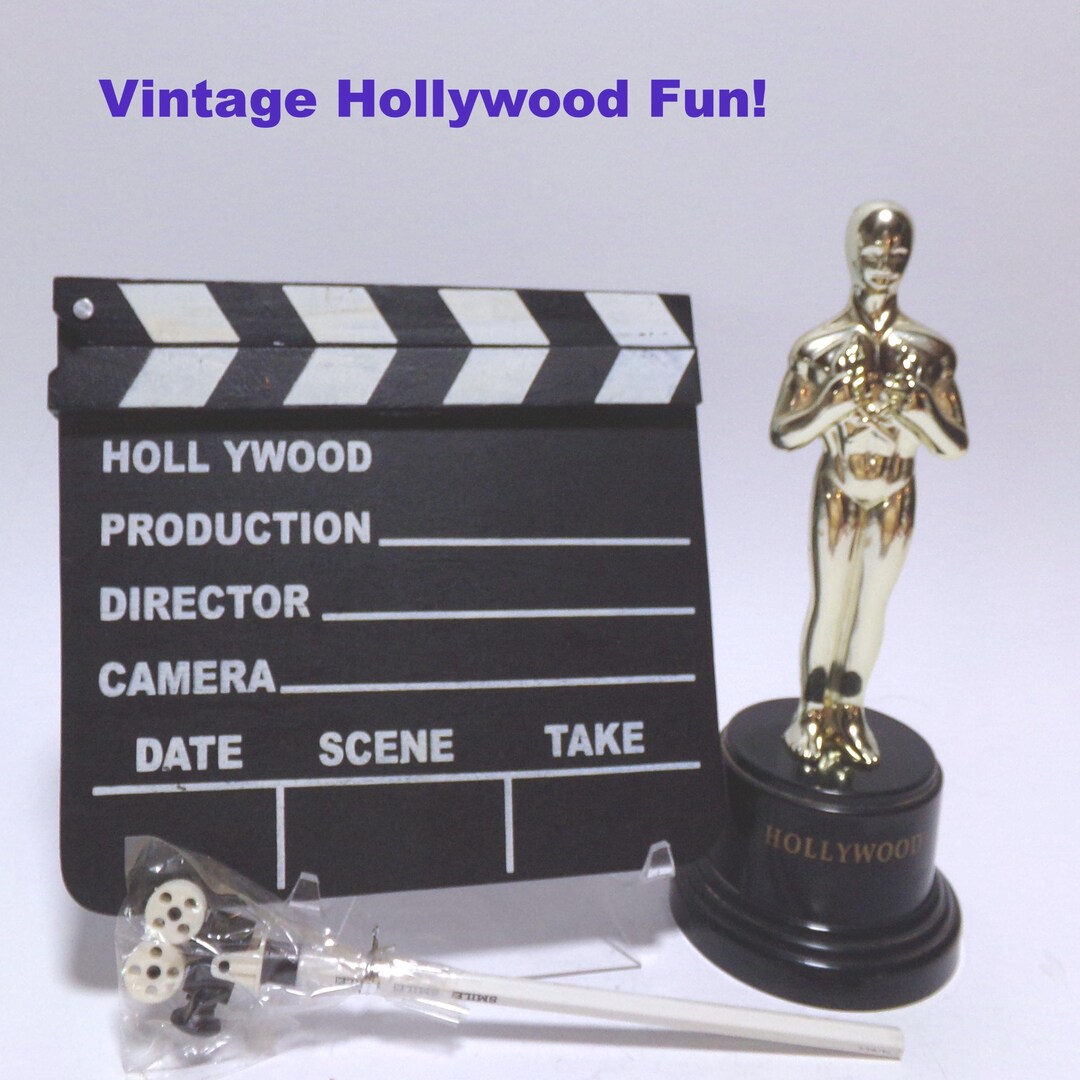 Universal Studios: Hollywood Souvenirs Lot of 3 Clapper Board, Oscar ...