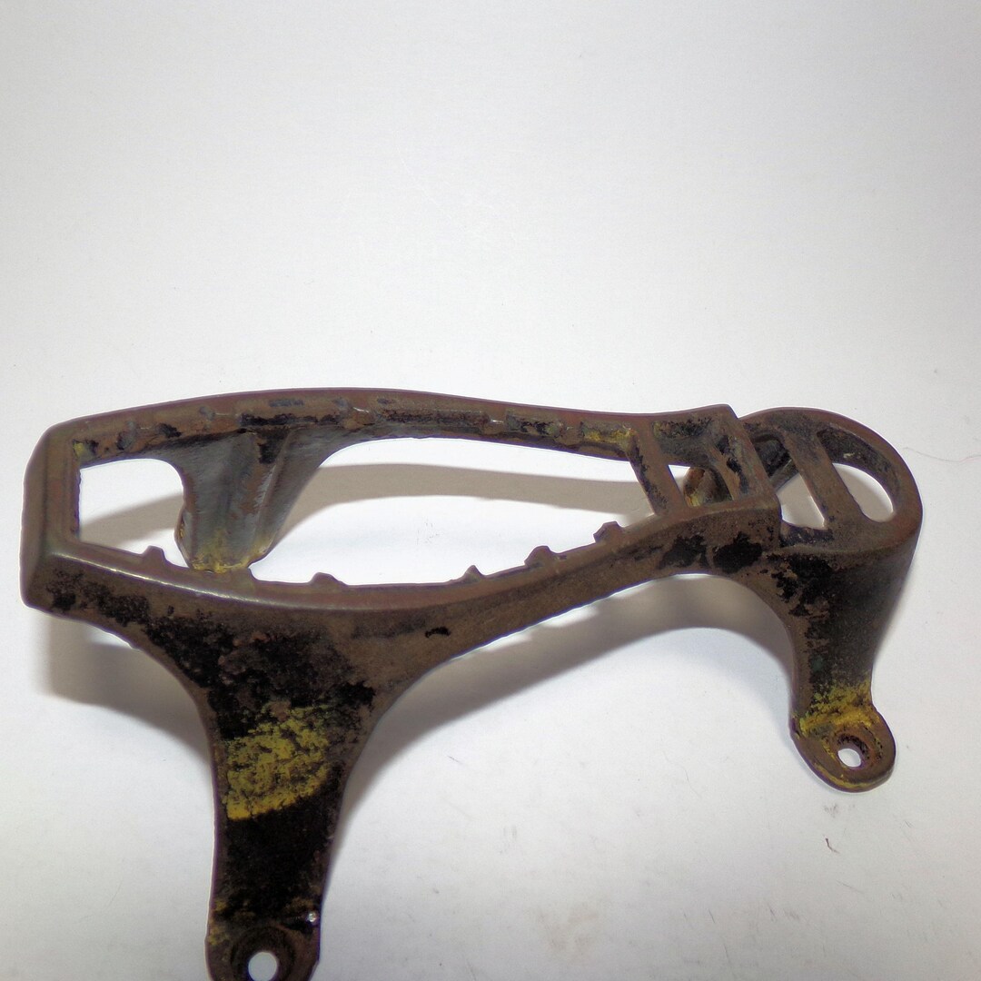 Cast Iron Shoe-shine Stand Shoe Rest Form 7"l Vintage Screws to Box to ...
