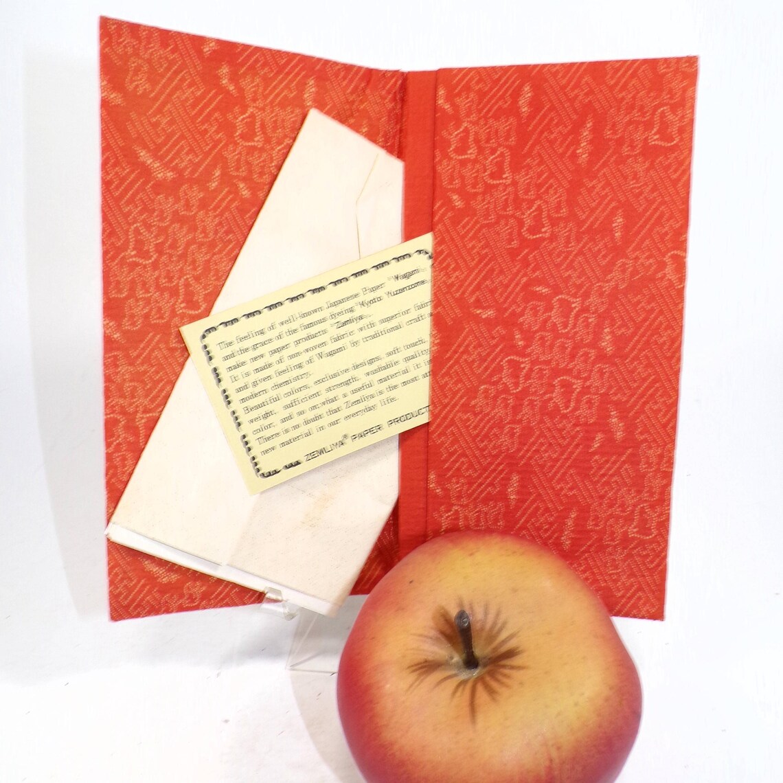 Japanese Zemliya Wagami Rice Paper Folder Billfold Wallet Vintage 1970s ...