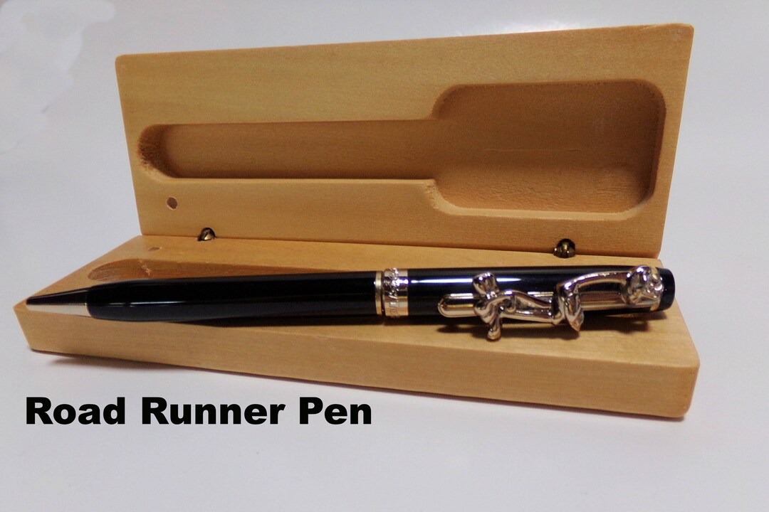 Warner Brothers Looney Tunes Road Runner Pen & Wood Box Vintage 1997 - Etsy