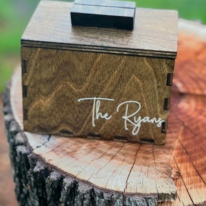 Laser Engraved Recipe Card Box – Custom Wedding Guest Book - Etsy
