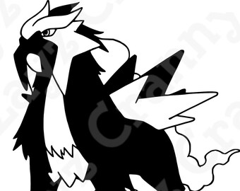 Glaceon SVG File FLAT - Etsy