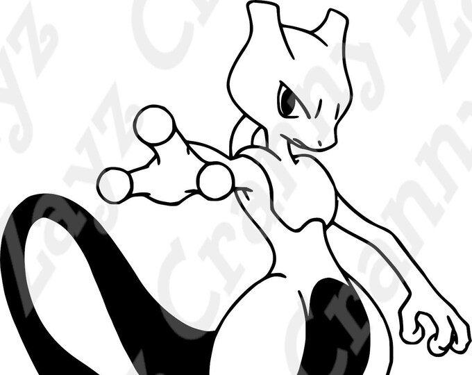 Mewtwo Svg