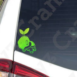 Turtwig Holo/white/black Vinyl Decal-sinnoh Starters 2 SIZES - Etsy