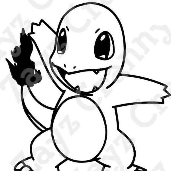 Charmander Svg - Etsy