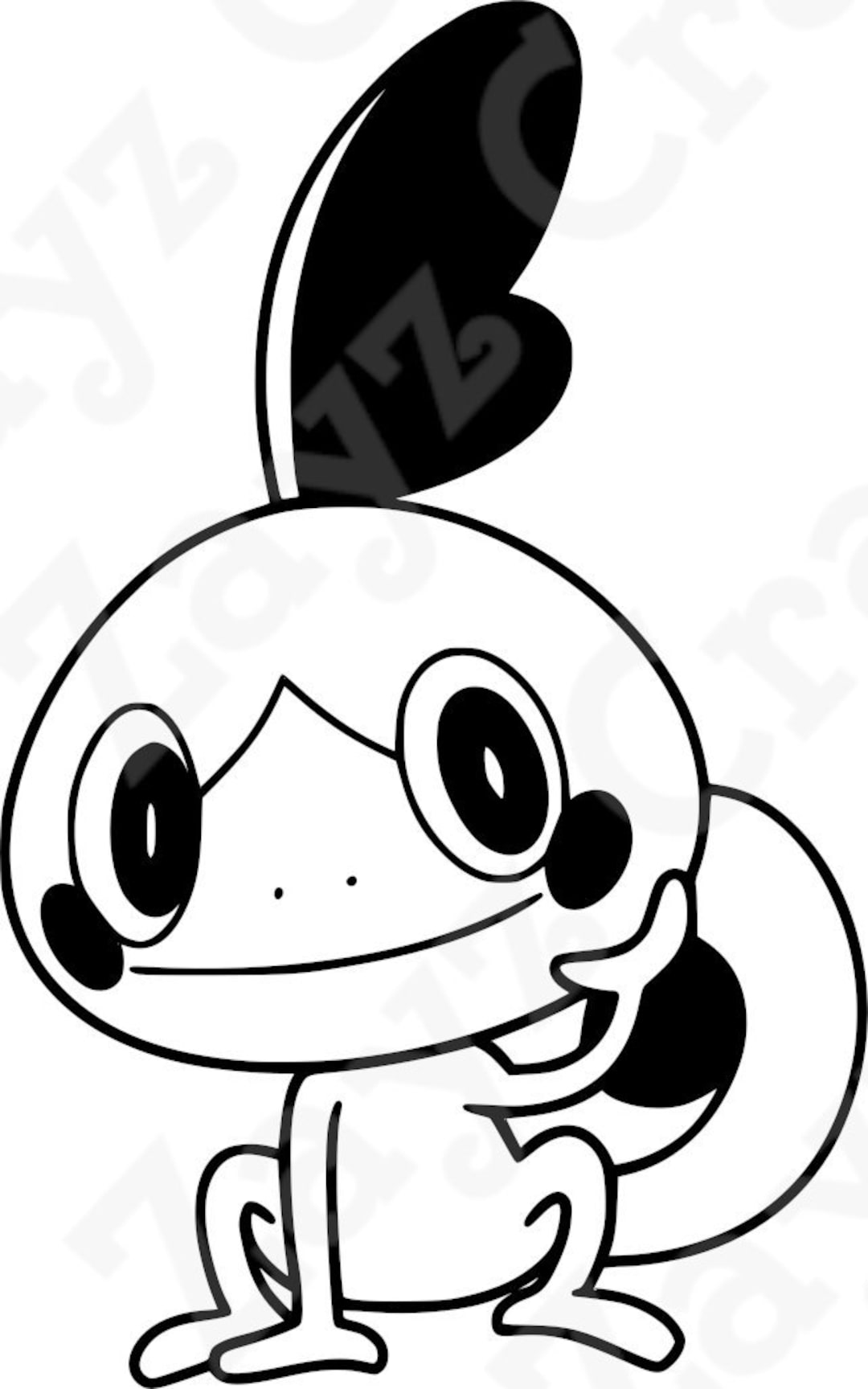 Sobble SVG File FLAT - Etsy Australia