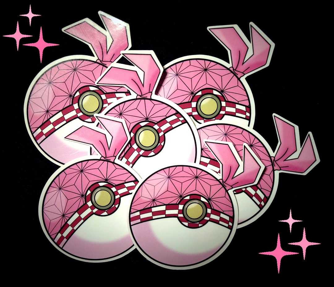 Stars Geometric Pokeball Sticker february Monthly - Etsy