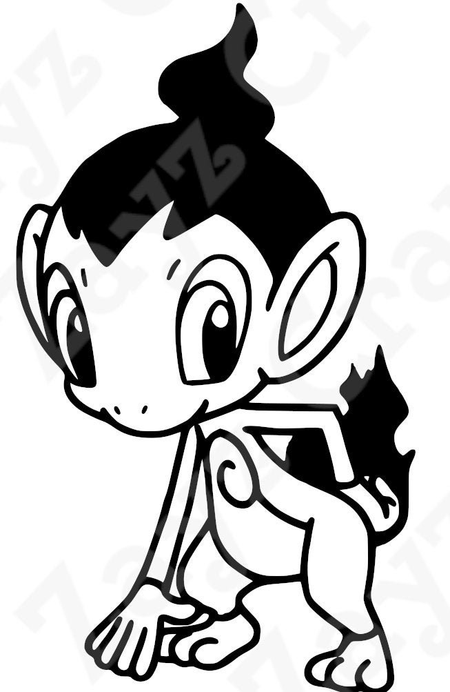 Chimchar Coloring Pages